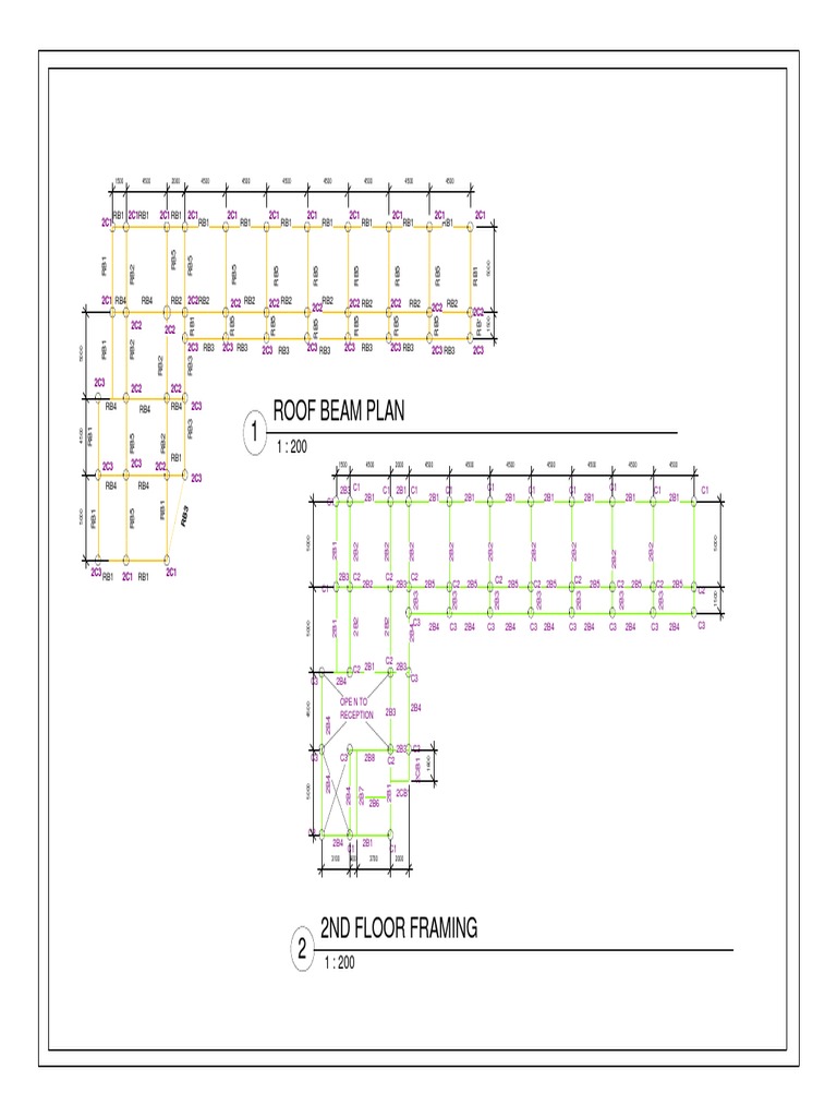 Roof Beam Plan 1: RB1 RB1 RB1 RB1 RB1 RB1 RB1 RB1 RB1 RB1 | PDF