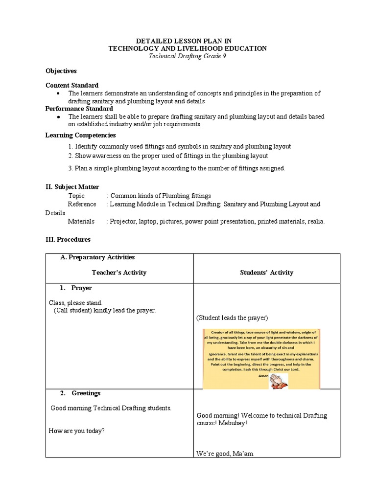 Final Demo DLL | PDF | Plumbing | Lesson Plan