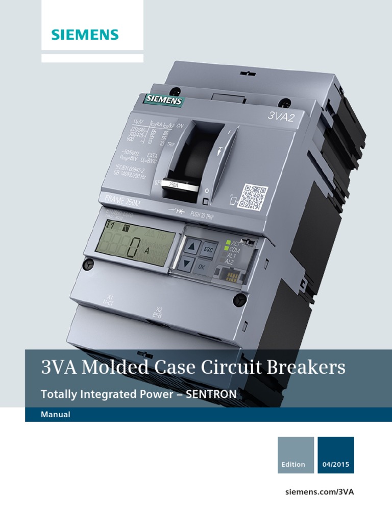 Manual de Operacao Disjuntores 3va 2015 04 en | PDF | Switch | Electric Power