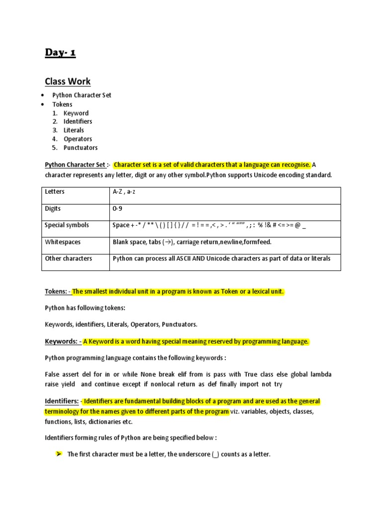 cs1 PDF | PDF | Variable (Computer Science) | Reserved Word