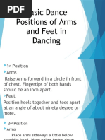 Five Fundamental Positions of The Arms and Feet | PDF