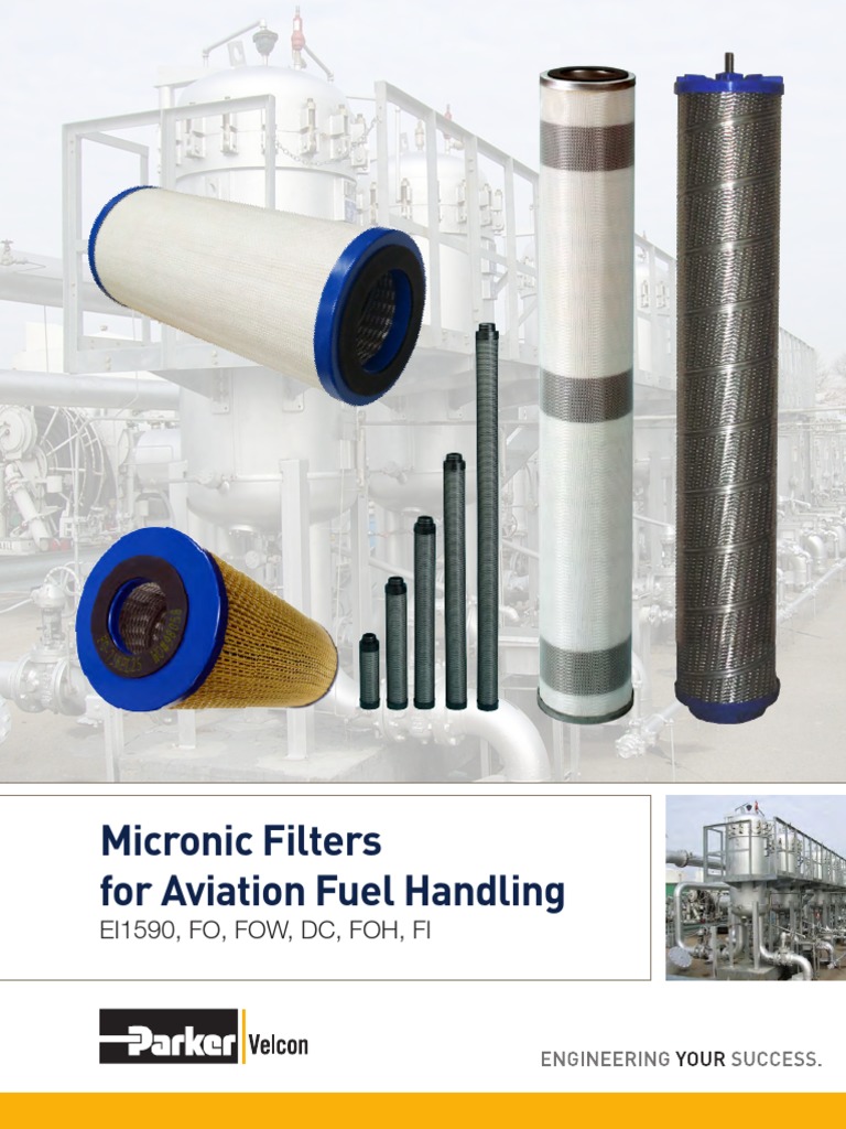 Micronic Filters For Aviation Fuel Handling: Ei1590, Fo, Fow, DC, Foh ...