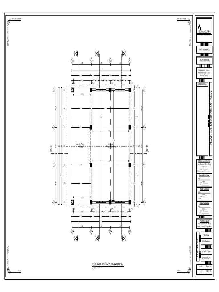 Arq-03-Planta Dimensionada | PDF