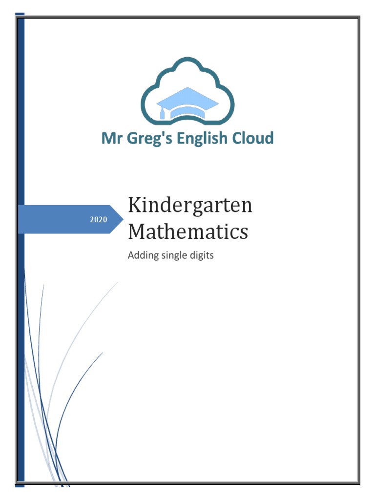 Kindergarten Mathematics Adding | PDF | Teaching Methods & Materials