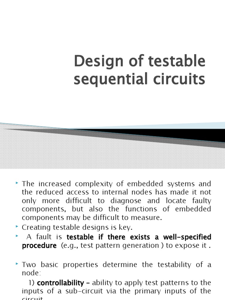 Design Testable Sequential Circuits | PDF | Electronic Circuits ...