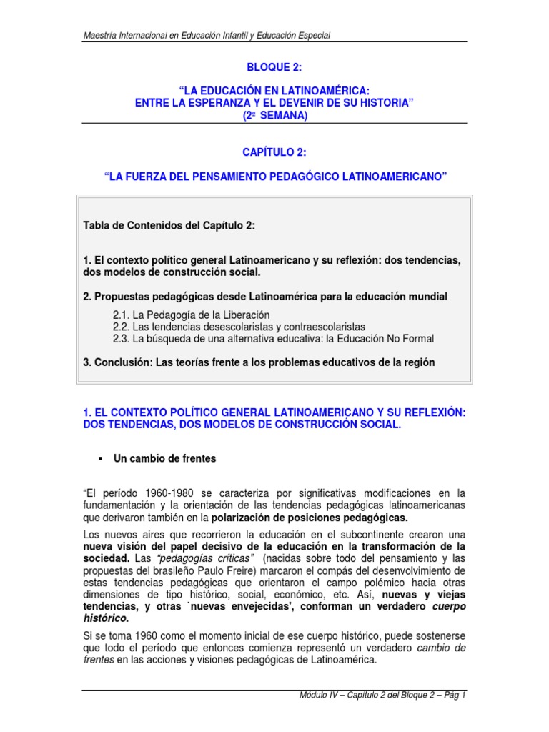 Modulo04 Bloque02 Capitulo02 PDF | PDF | America latina | Realidad