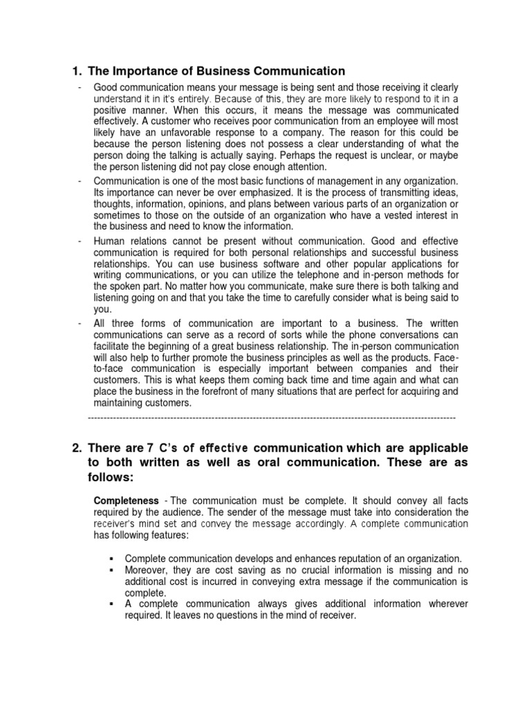 Business Communications | PDF | Communication | Psychological Concepts