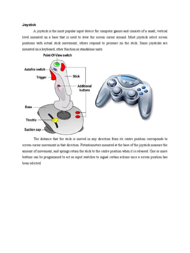 Joystick | PDF
