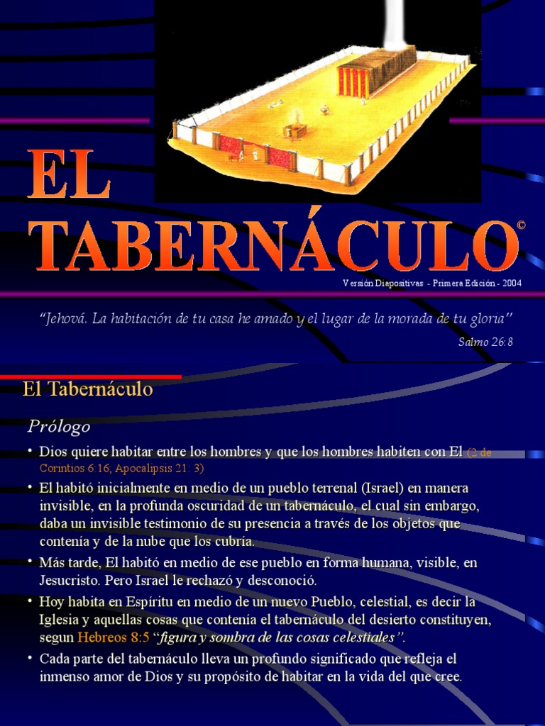 Tabernaculo Version Slides 1223002916977437 9 | PDF | Sacerdote | Santo de los santos