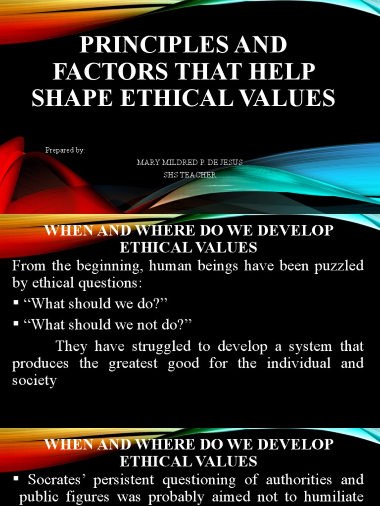 Sources of Ethical Values - Done | PDF | Value (Ethics) | Metaphysics