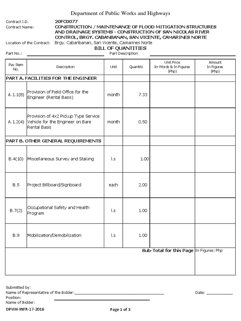 Department of Public Works and Highways | PDF | Economic Sectors ...