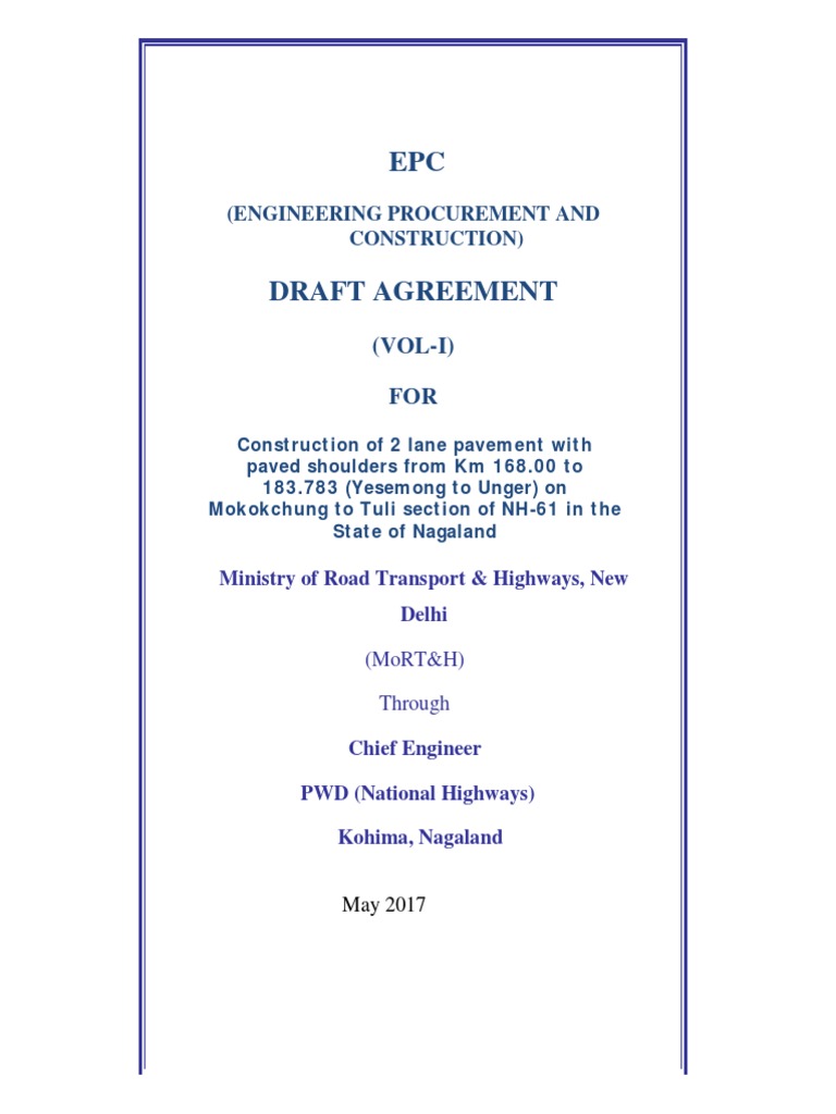EPC Agreement | PDF | Liquidation | Damages