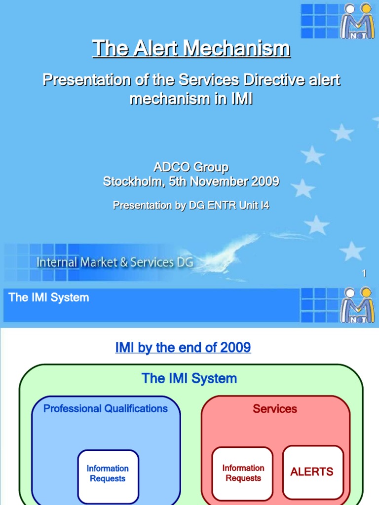 IMI Alert Mechanism | PDF | Systems Engineering | Software