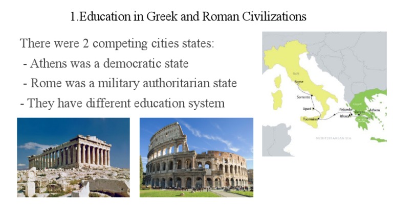 1.education in Greek and Roman Civilizations | PDF