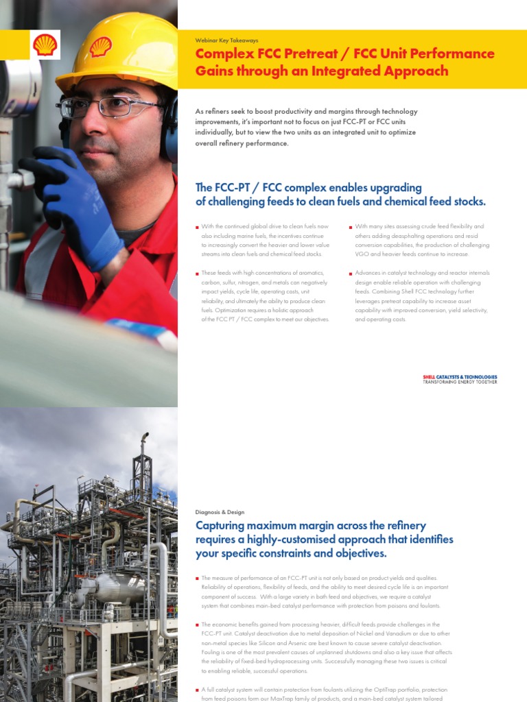 Complex FCC Pretreat / FCC Unit Performance Gains Through An Integrated ...