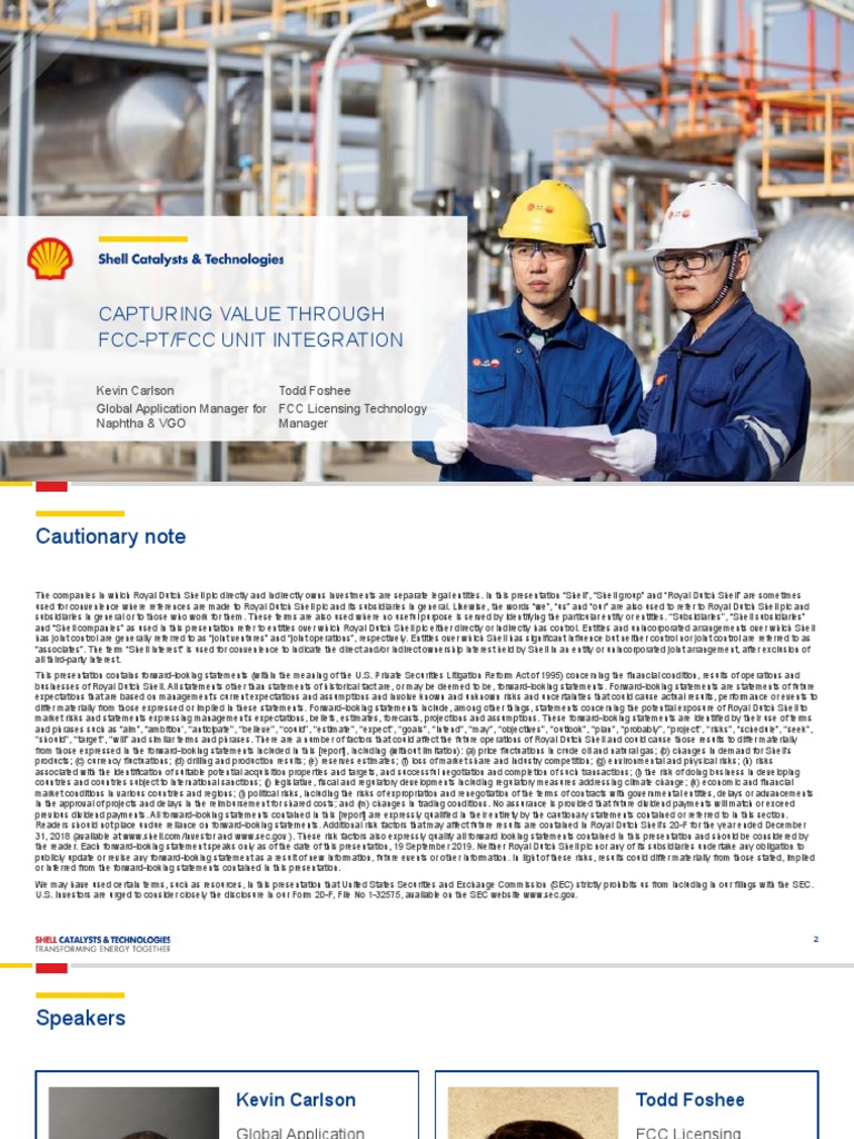 Slides - Capturing Value Through FCC-PT - FCC Unit Integration PDF ...