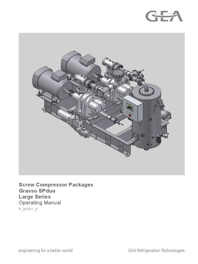 Screw Compressor Packages Grasso SPduo Large Series | PDF | Valve | Pump