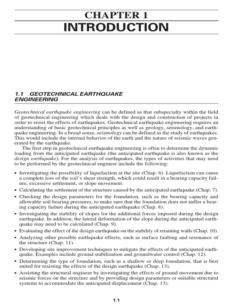Geotechnical Earthquake | PDF | Geotechnical Engineering | Earthquakes