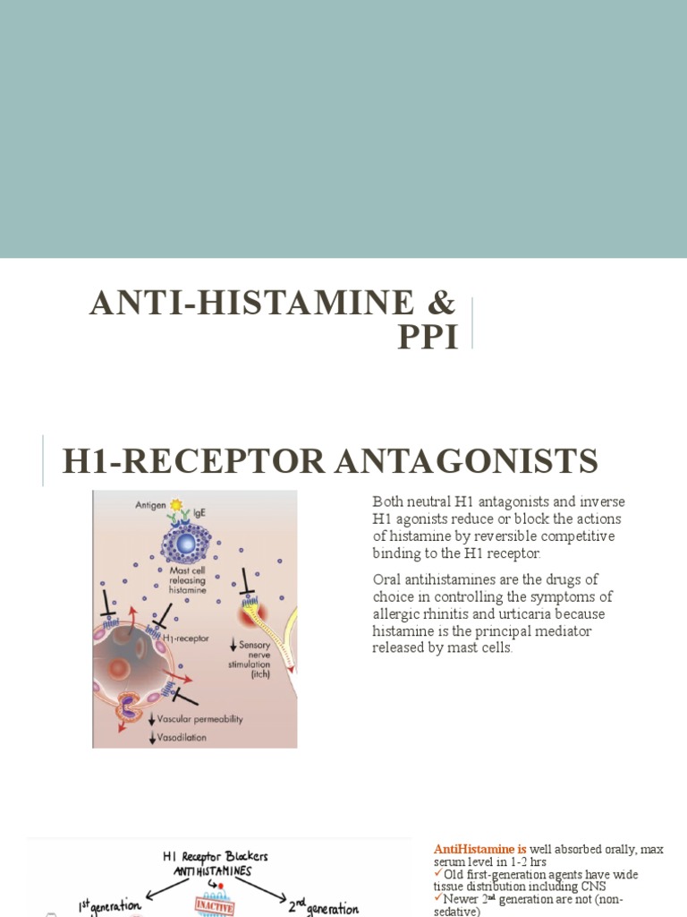 Anti Histamine | PDF | Drugs | Pharmacology