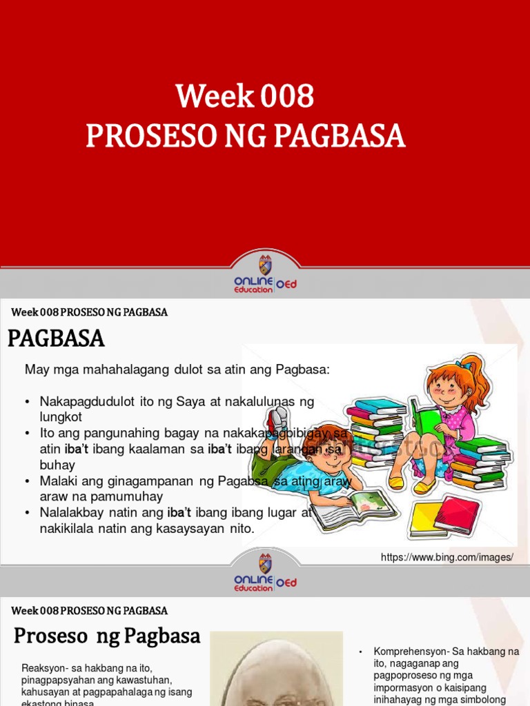 Lesson 9 Proseso NG PagbasaTeorya NG PagbasaIskema Bilang Proseso NG ...