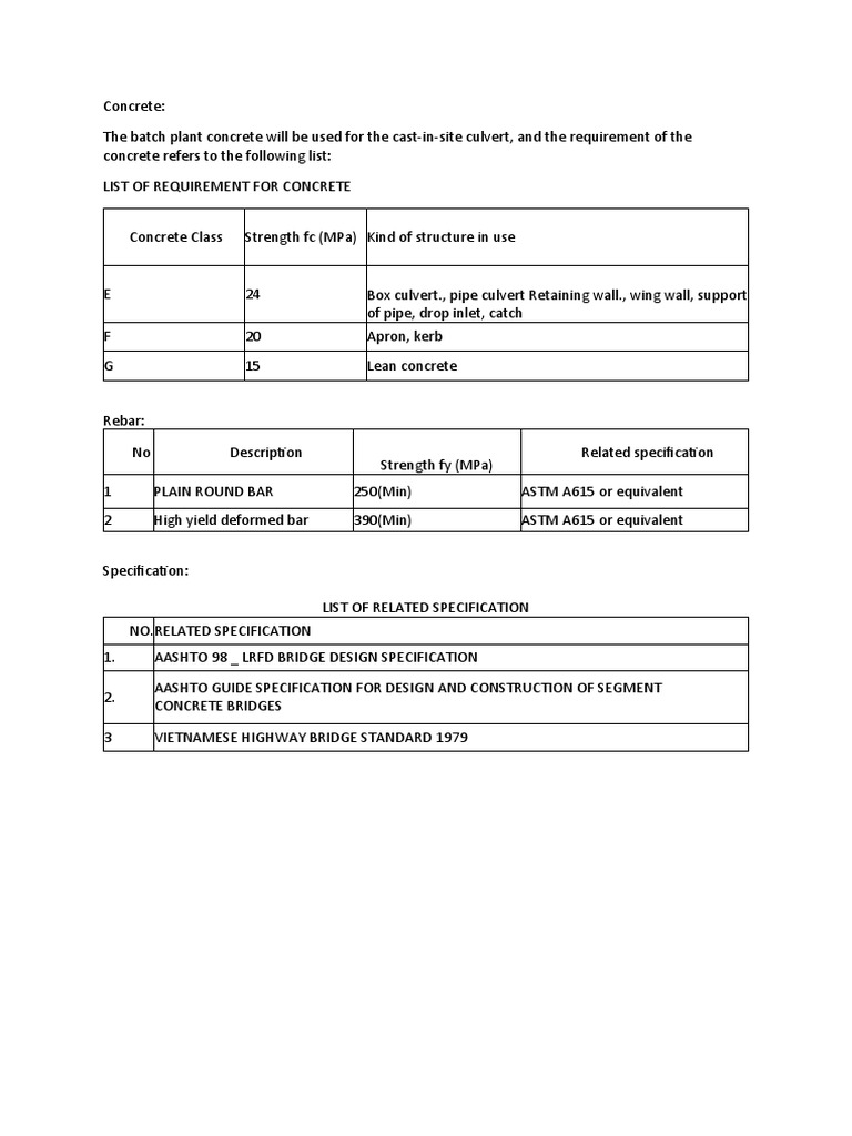 Method Statement Box Culvert Construction Procedure PDF | PDF | Concrete | Deep Foundation
