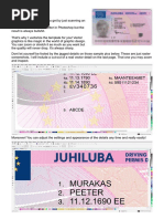 Driving Licence Font Name | PDF | Typefaces | License