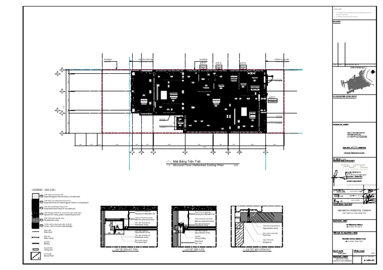 A-VA06-105 Ground Floor Ceiling Plan | PDF | Ceiling | Architectural Design