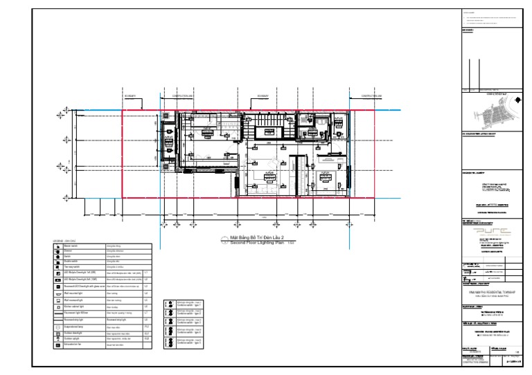 A-VA06-110 Second Floor Lighting Plan | PDF | Home | Light