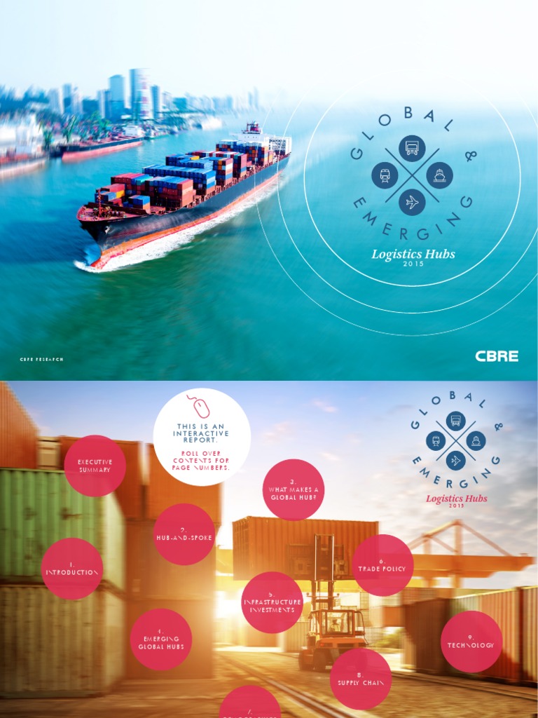 Global and Emerging Logistics Hubs - 2015 | PDF | Airline Hub | Port
