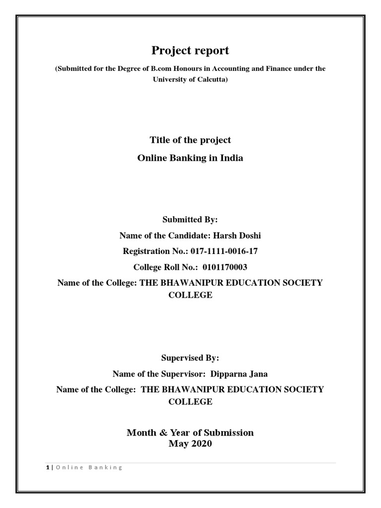 Eddp Project (Cu) PDF | PDF | Online Banking | Banks & Banking