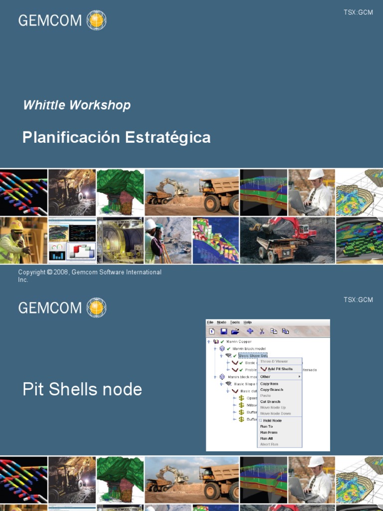 04 - Resumen de Nodos Whittle - Pit Shells - Rev0 | PDF | Optimización ...