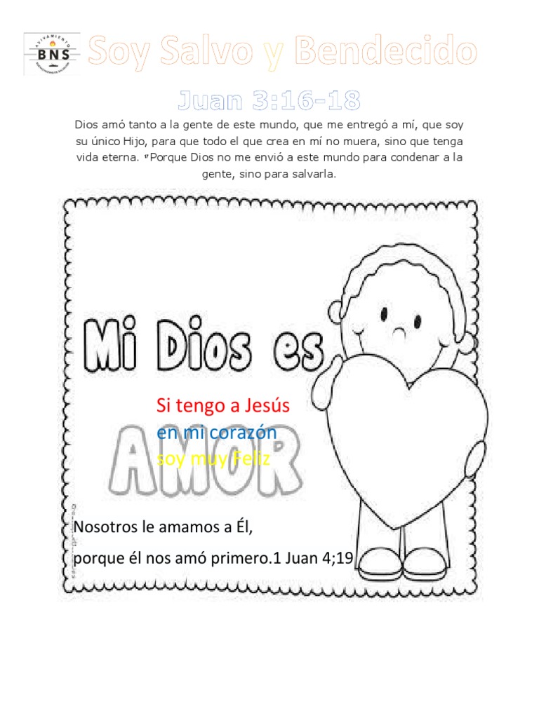 La Salvación Enseñanza Niños Escuela Dominical | PDF | Religión y ...