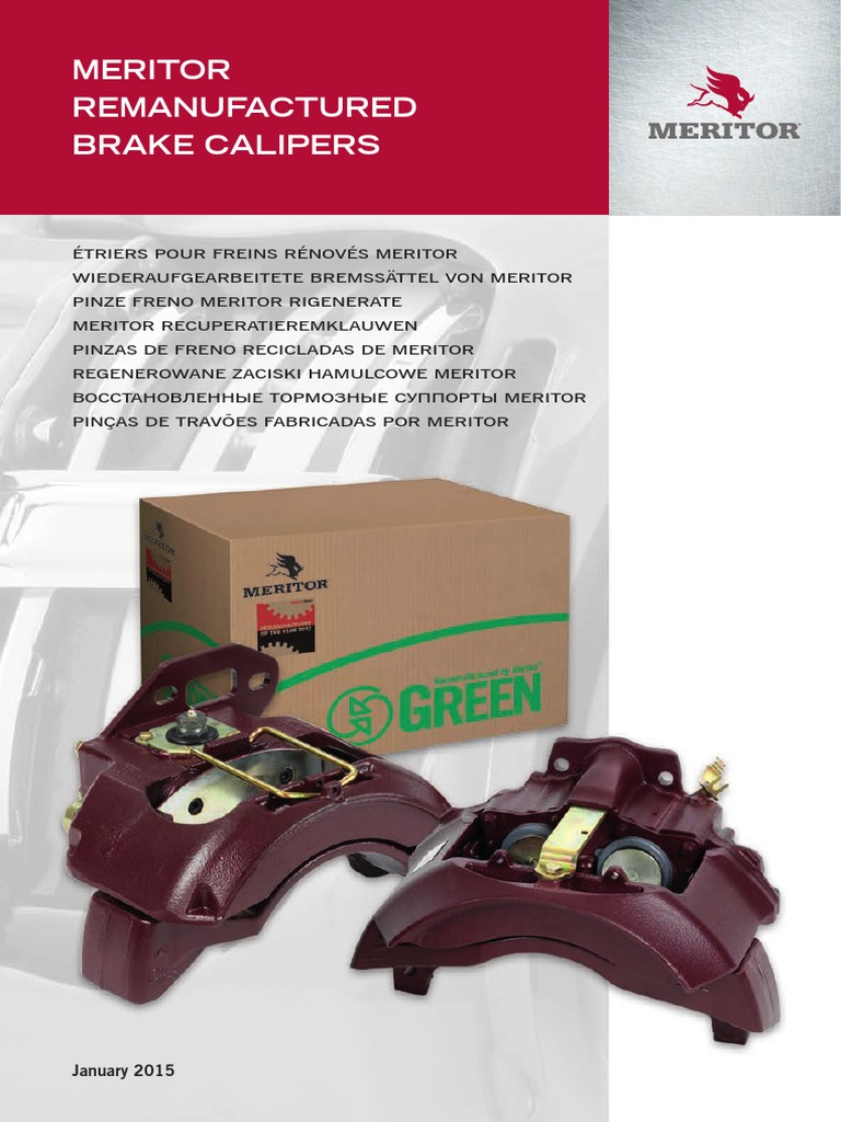 Meritor Reman Caliper Catalogue - Web - 1 | PDF | Commercial Vehicles ...