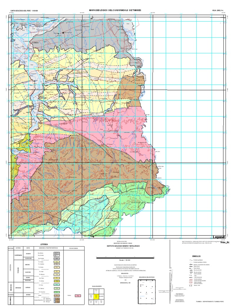 Mapa Geográfico del Departamento de Tumbes | PDF