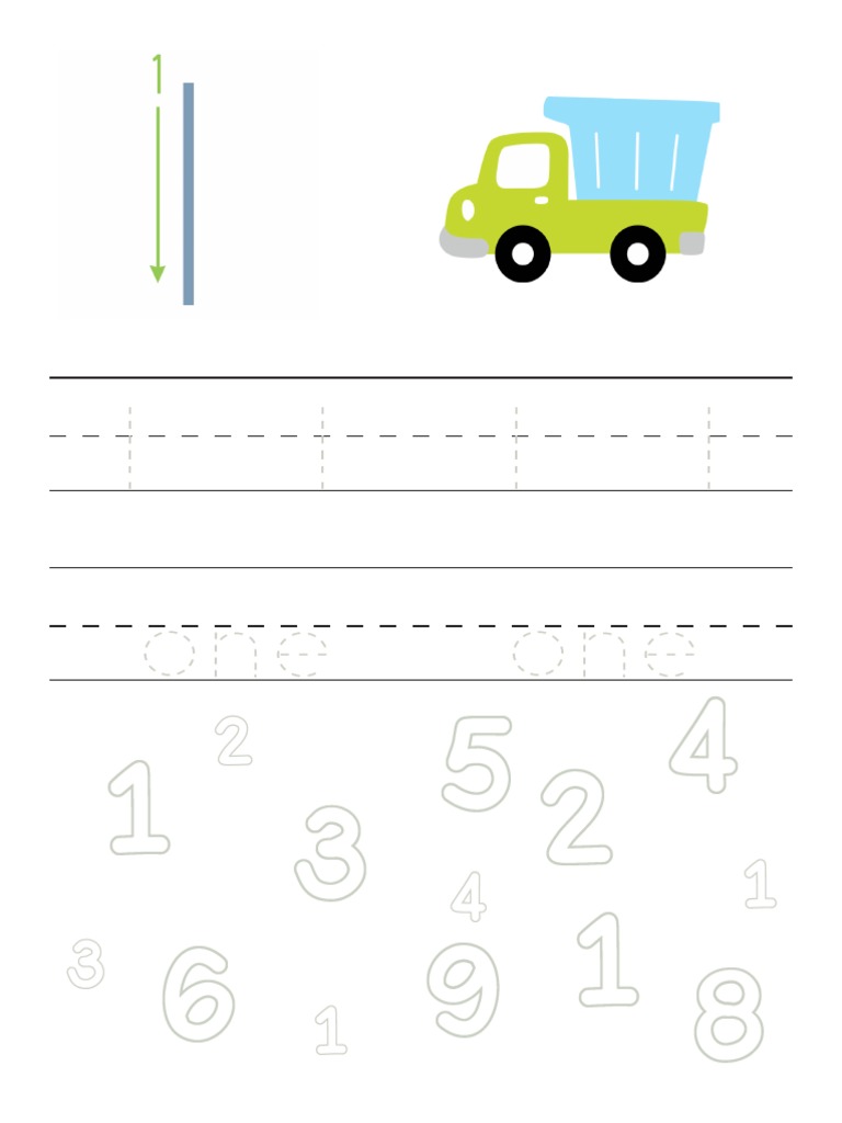 Handwriting Practice Numbers | PDF | Games & Activities | Cooking, Food ...