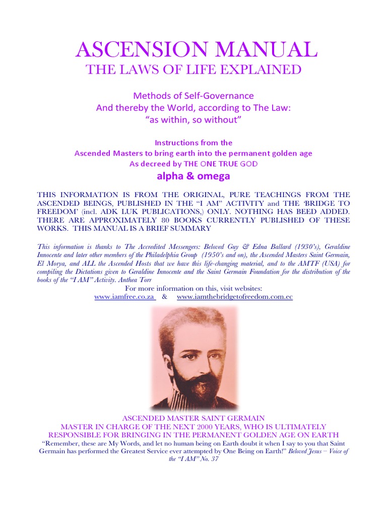 ASCENSION MANUAL Updated PDF | PDF | Ascended Master | Consciousness