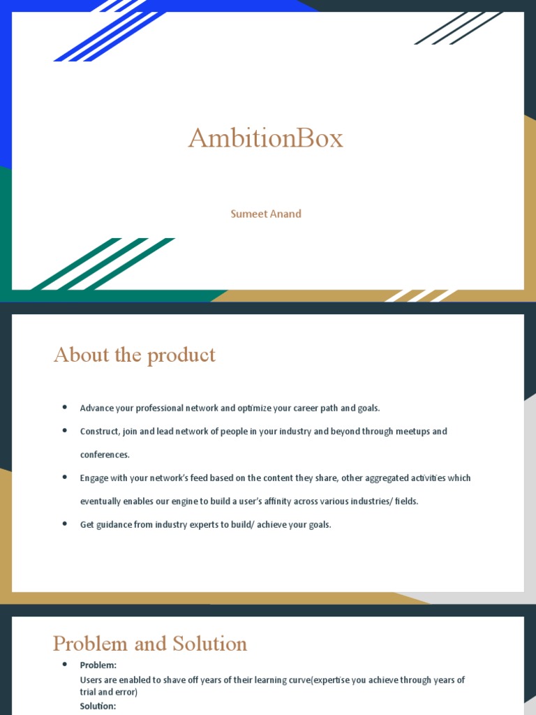 Ambition Box | PDF | Mentorship | Educational Technology