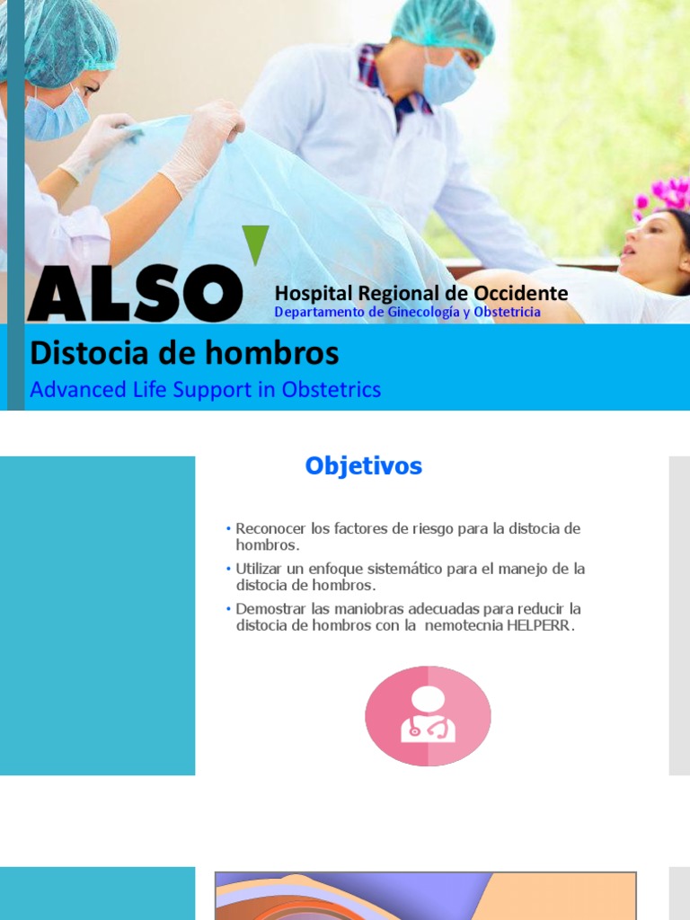 Manejo de la distocia de hombros | PDF | Parto | Hombro