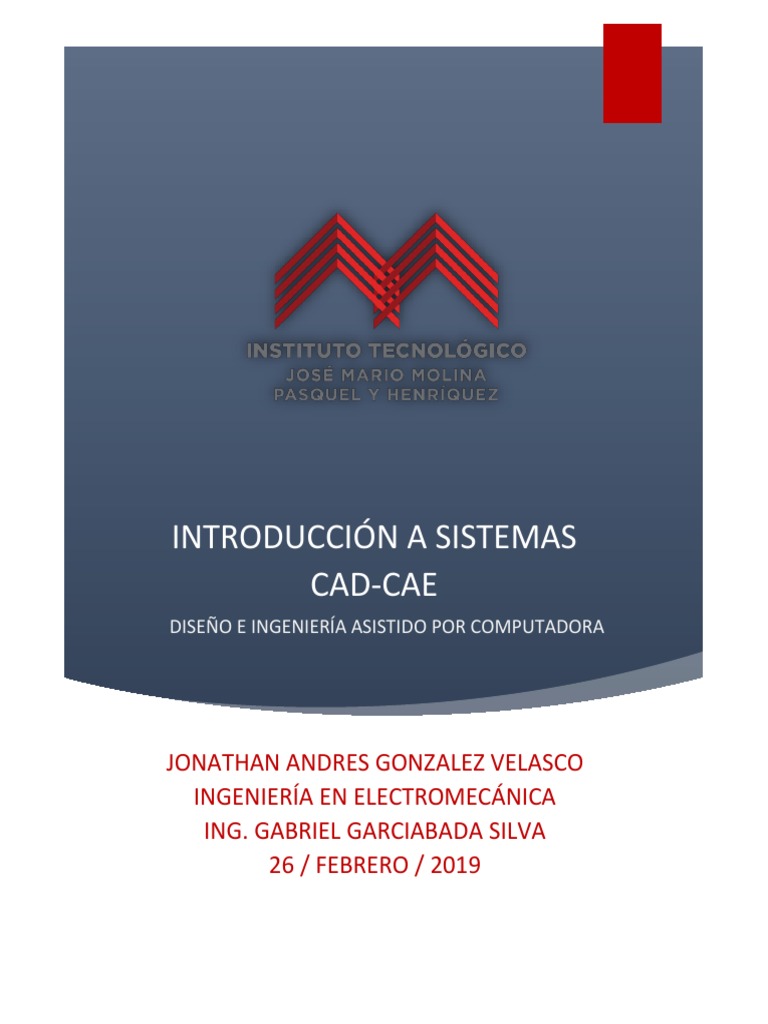Introducción a Sistemas CAD-CAE | PDF | Control numerico | Ingeniería