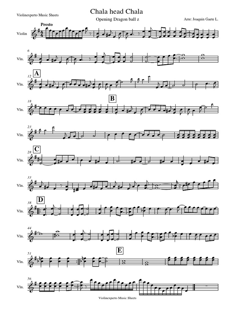 Chala Head Chala Violin PDF | PDF
