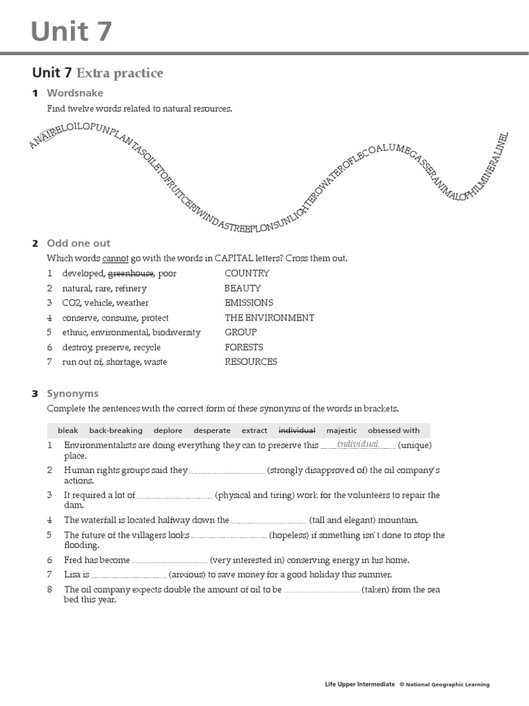 Unit 7: Extra Practice | PDF | Petroleum | Fuels