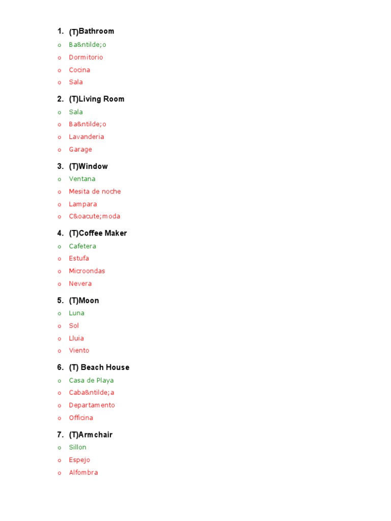 Quiz 7-8 Vocabulary | PDF