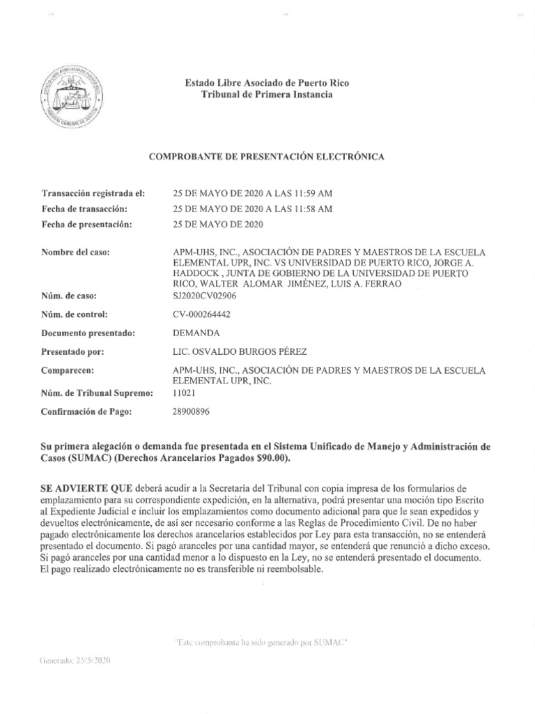 Demanda y Anejos | PDF