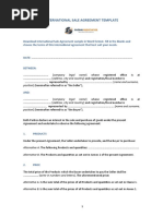 International Sale Contract Template | PDF | Payments | Business
