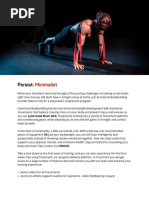 Maps Programs | PDF | Weight Training | Physical Exercise