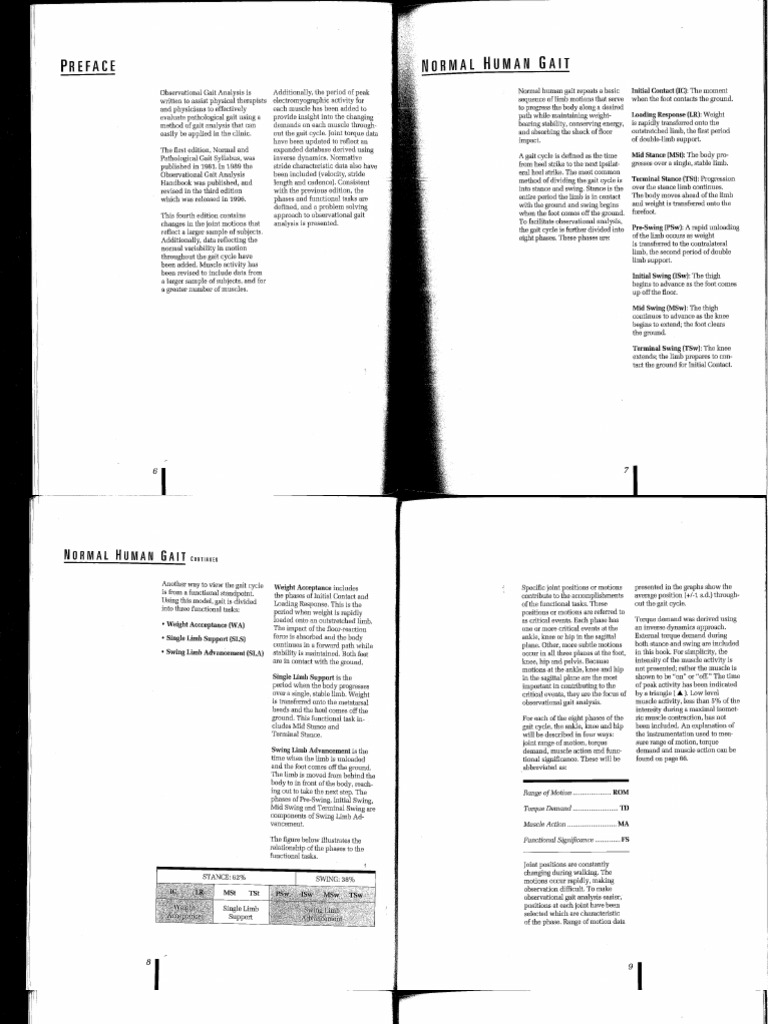 Rancho Gait Book | PDF | Anatomical Terms Of Motion | Foot