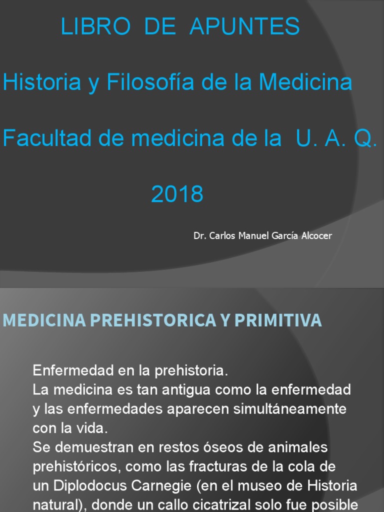 Historia Y Filosofía De La Medicina 2018 Pdf Pdf Maimónides Medicina