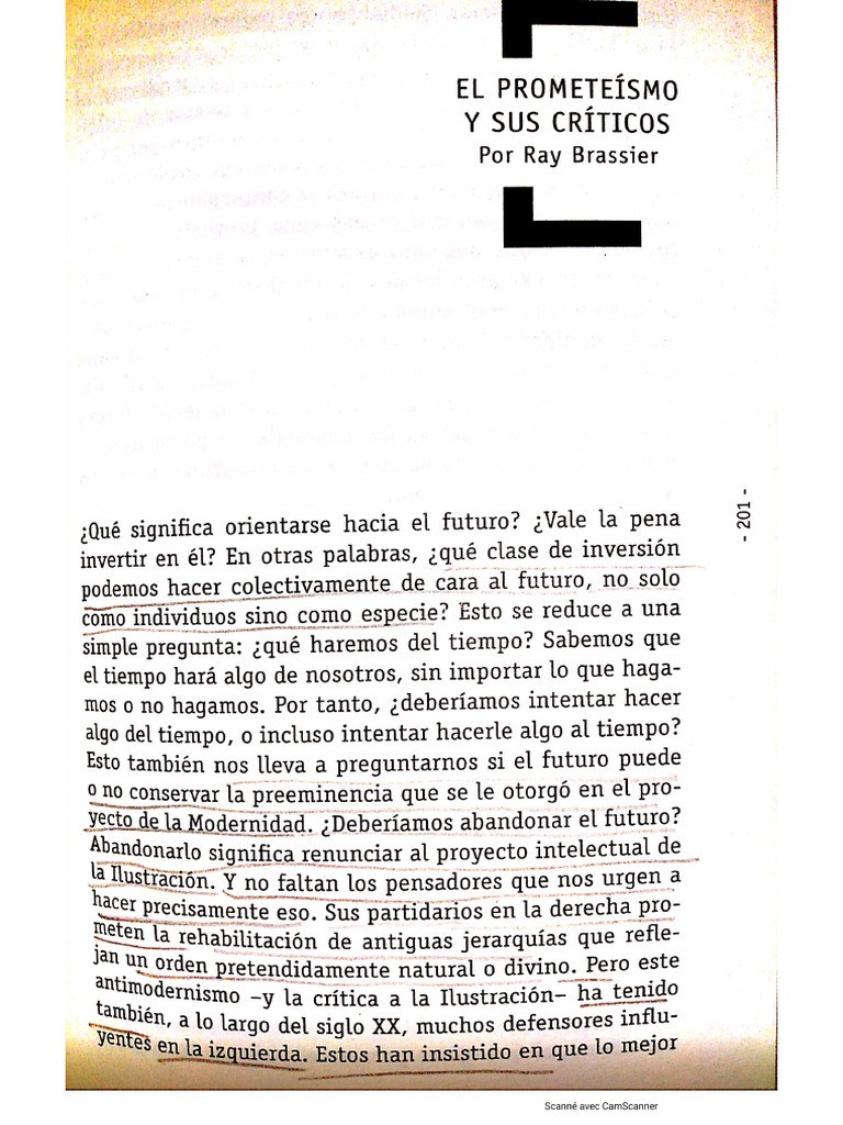 El Prometeísmo y Sus Críticos - Ray Brassier | PDF