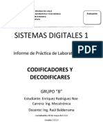 Práctica 13. Codificador y Decodificador de 2 A 4 y 4 A 2. | PDF