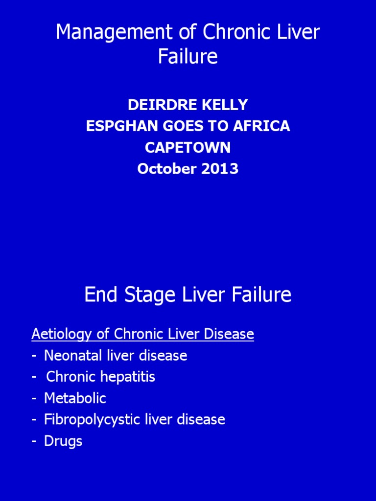 Chronic Liver Disease and Liver Failure PDF | PDF | Cirrhosis | Hepatitis